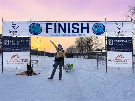 Eva Zu Beck 2nd Woman To Finish 500km Race Bright Equipment Lapland
