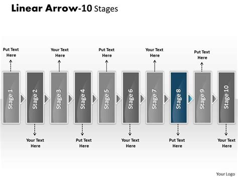 Linear Arrow Stages PowerPoint Presentation Sample Example Of PPT Presentation