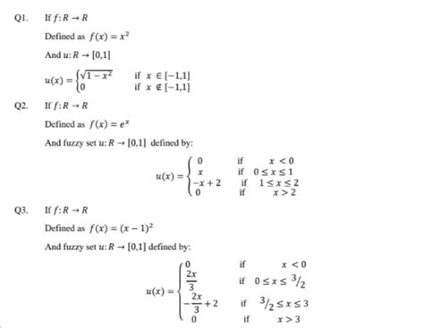 Solved Solve Question No 1 2 And 3 By Using Zadeh S