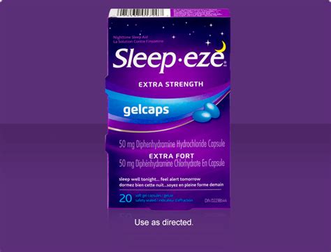 Sleep Eze D 50mg 20 Gelcaps Kenron Compounding Pharmacy