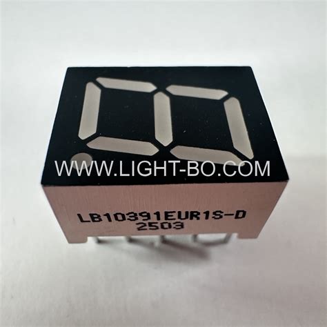 Short Pin Lead Length Ultra Red Common Cathode 7 Segment Led Display 1