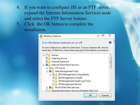 ppt installation of software and working with web applications using iis powerpoint