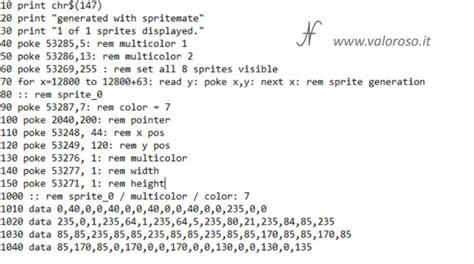 Commodore 64 Drawing And Moving A Sprite In Basic With Spritemate