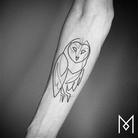 Dibujo De Tatuaje De Lechuza 100 Tatuajes De Antebrazo Para Hombres