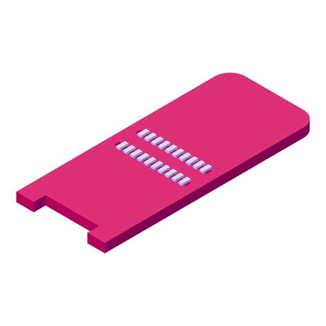 Premium Vector Microchip Isometric Illustration Showing Semiconductor