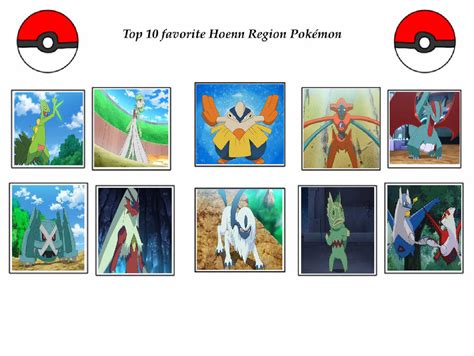 My Top 10 Favorite Hoenn Pokemon By Rebelofthedawn95 On Deviantart