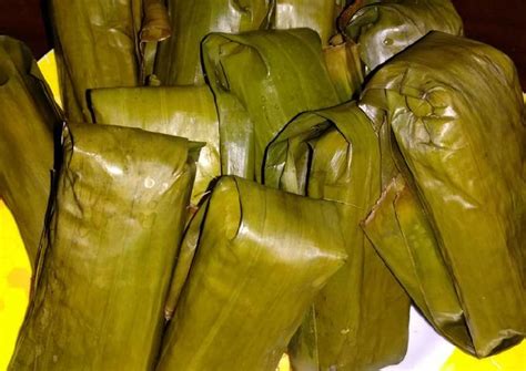 Resep Lontong Isi Oncom Oleh Asri Suwasani Cookpad