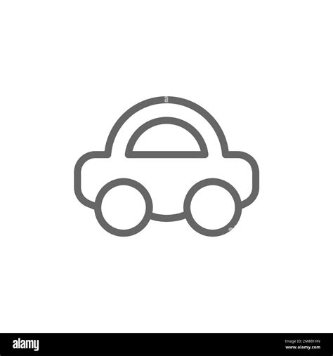 small car icon graphic resource template vector illustration stock