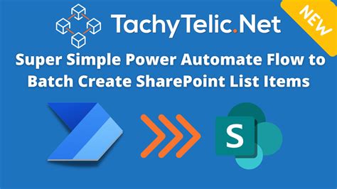 Power Automate The Simplest Way To Batch Create Sharepoint Items