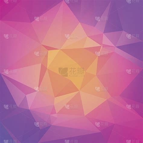 抽象的正方形三角形背景。