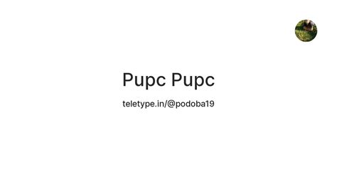 Pupc Pupc — Teletype