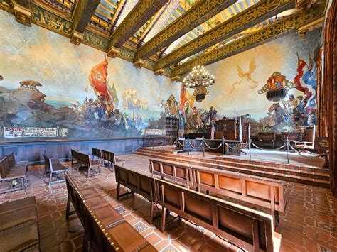 The Santa Barbara Courthouse Mural Room In Photos Dot Org