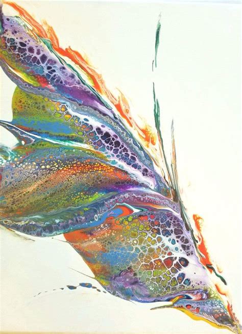 Colorful Feather Painting