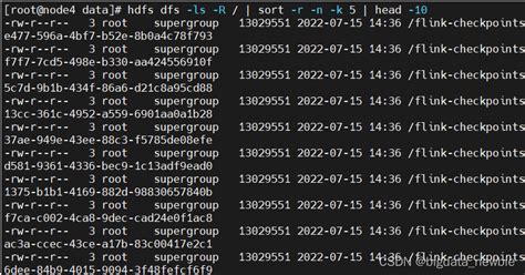 清理hdfs上flink程序残留的文件flink Iotmpdirs 清理 Csdn博客