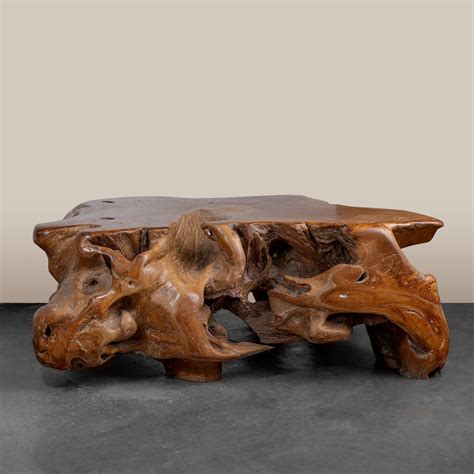 Teak Root Table Collect And Share