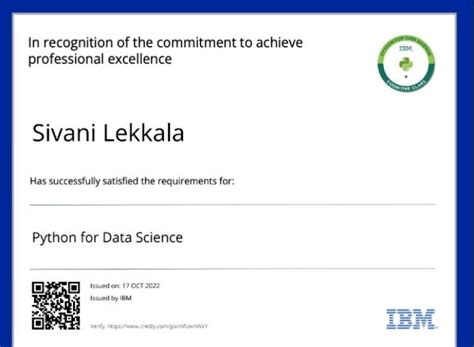 Sivani Lekkala On Linkedin Python Ibmp