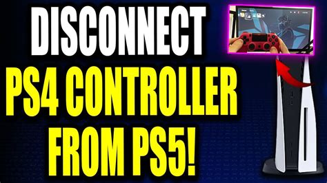 How To Disconnect Ps4 Controller From Ps5 Ps5 Disconnect Ps4 Controller For Beginners Youtube