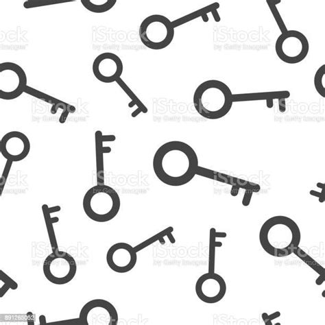 열쇠 아이콘 완벽 한 패턴 배경입니다 비즈니스 평면 벡터 일러스트입니다 기호 기호 패턴 잠금을 해제 합니다 0명에 대한 스톡 벡터 아트 및 기타 이미지 Istock