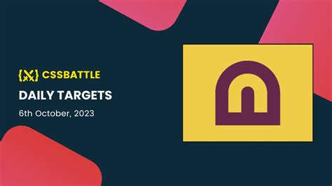 Css Battle Daily Targets Solution 6th October2023 Youtube