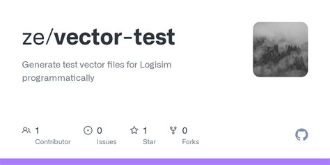 GitHub Ze Vector Test Generate Test Vector Files For Logisim Programmatically