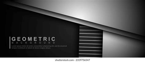 Dimensional Vector Illustration Overlapping Background Modern Stock Vector Royalty Free