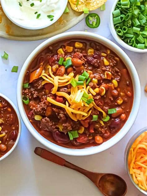Crock Pot Vegetarian Chili Easy Meatless Slow Cooker Recipe