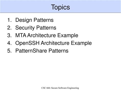 Ppt Secure Design Patterns Powerpoint Presentation Free Download Id563486