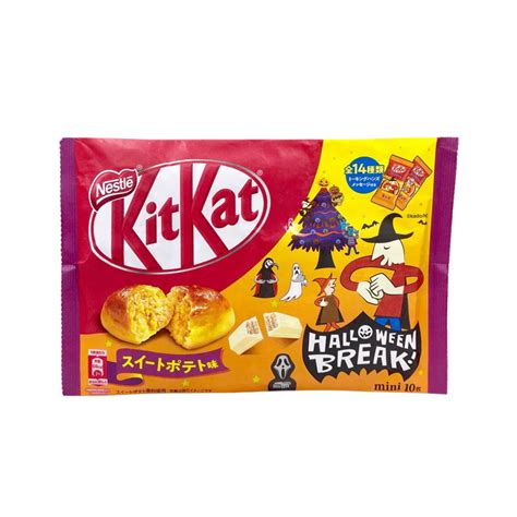 Kit Kat Sweet Potato Minis Japan Limited Edition Willy Wacky Snacks
