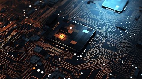 Premium Photo Abstract High Tech Background Digital Data Flow Vector