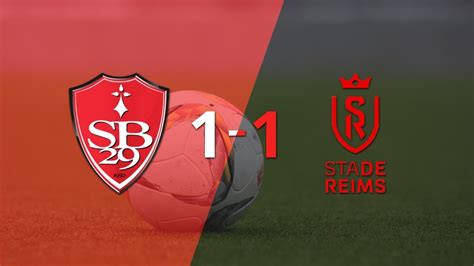 Stade De Reims Logró Sacar El Empate A 1 Gol En Casa De Stade Brestois