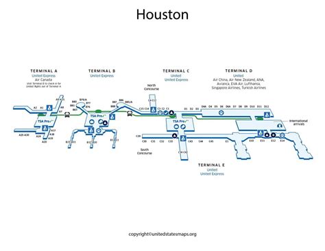 Houston Airport Map Of Terminals At Heidi Roscoe Blog
