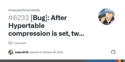 Bug After Hypertable Compression Is Set Two Chunks With Basically The Same Amount Of Data