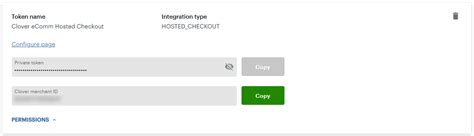 Build Setup Clover Hosted Checkout