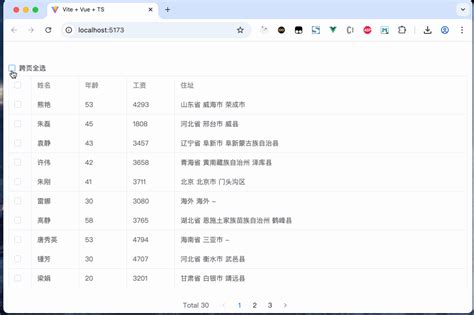 Element Plus 表格跨页全选 丁少华 博客园
