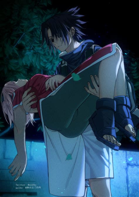 Haruno Sakura And Uchiha Sasuke Naruto And 1 More Drawn By Niku Ni23ku Danbooru