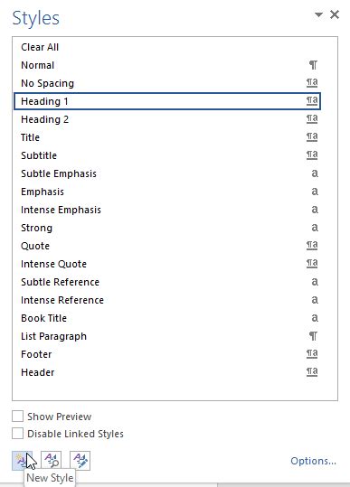 Word 2016 Applying And Modifying Styles