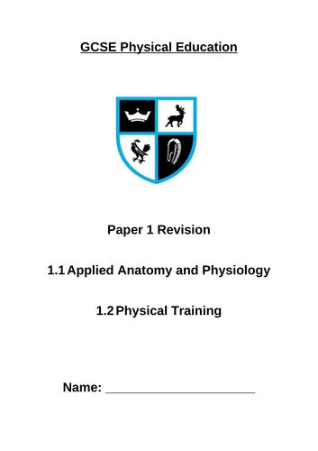 Gcse Pe Revision Booklets Teaching Resources