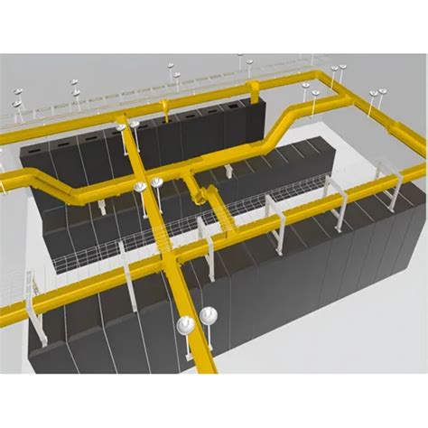 Fiber Optic Cable Duct System Yellow Duct Yellow Fiber Duct Fiber