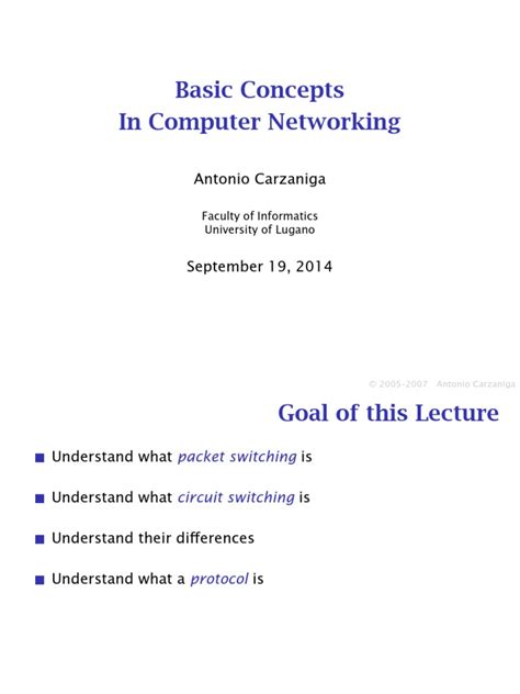 Basic Concepts Computer Networking Pdf Internet Protocols