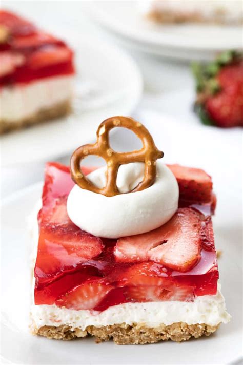 Strawberry Pretzel Salad I Am Baker