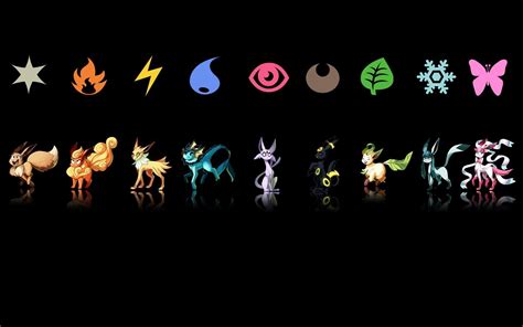 Cute Eevee Evolutions Wallpaper