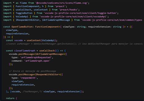 Typescript How To Resolve An Unknown Request From Webview Typearflamegraphrequested