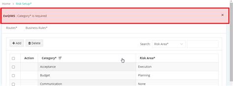 Featureenhancement 17658 Risk Setup Addall Menus When Click On