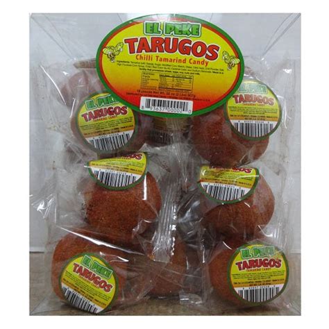 El Peke Tarugos Tamarind Candy W Chili 18 Per Box