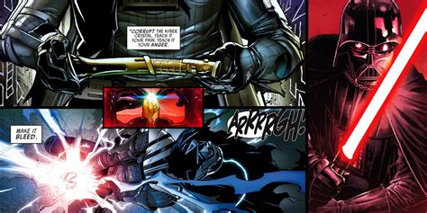 The Origins Of Darth Vaders Red Lightsaber Revealed