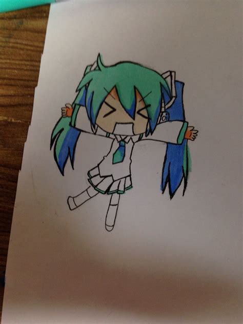 Hatsune Miku Drawing Chibi