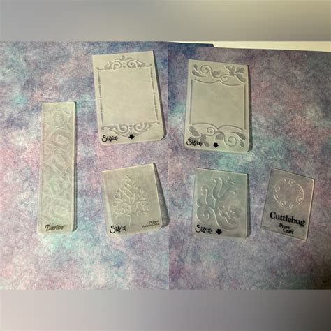 Sizzixand Cuttlebug And Darice Embossing Folders Art 6 Mini Sizzix And Cuttlebug Embossing