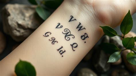 15 Initials Minimal Tattoos That Are Small And Meaningful