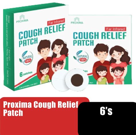 Proxima Cough Relief Patch 6s Natural Cough Remedy
