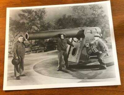 The Three Stooges Wwii Military Cannon Press Photo 8x10 B2 Ebay